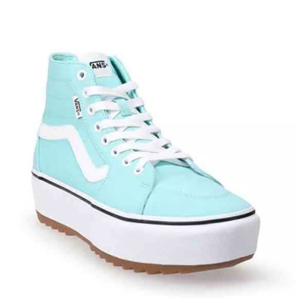 Converse | Shoes | New In Box Turquoise Vans Filmore Hi Tapered ...